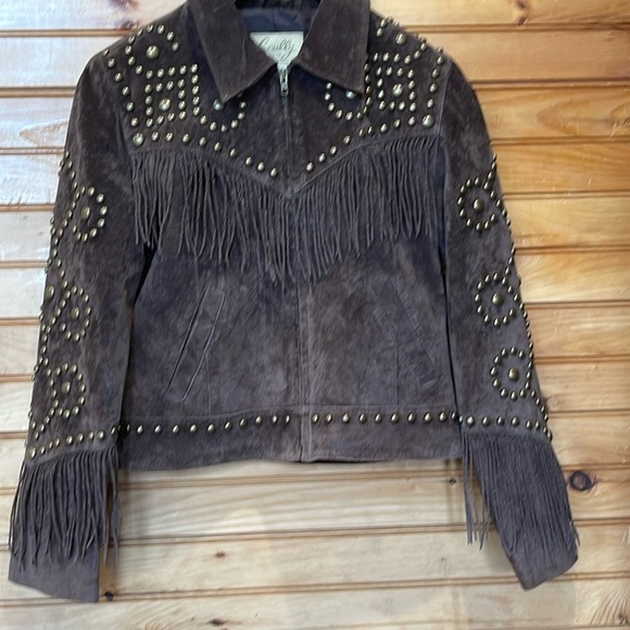 Scully | Jackets & Coats | Scully Leather Fringe Jacket With Studs Size ...
